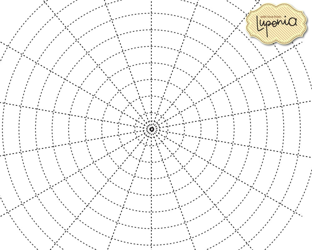 Mandala Grid Paper - 12 Different Grids - Etsy