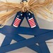 Star Patriotic Wall Hanging- Patriotic Wood Decor- Patriotic Wall Decor ...