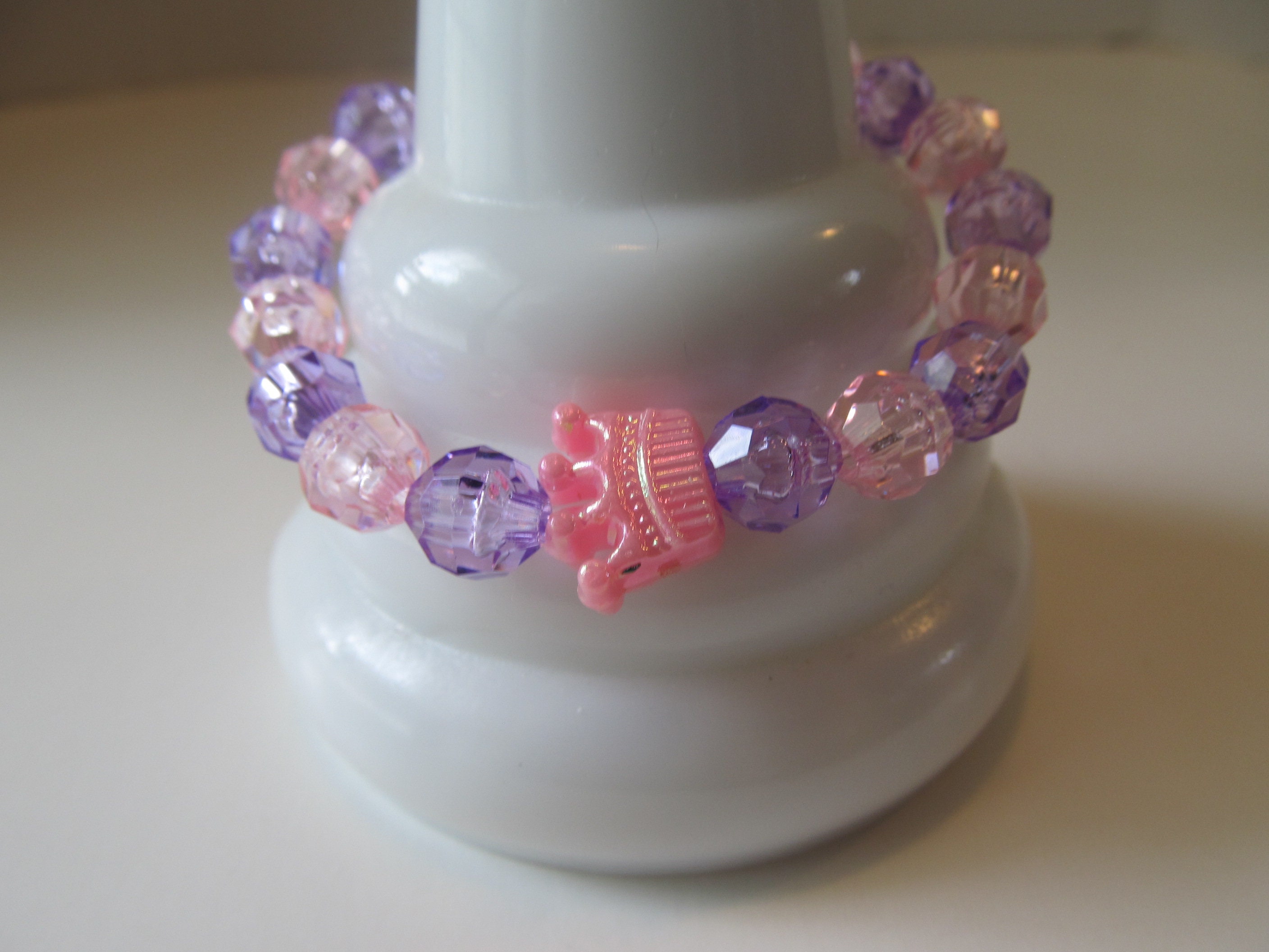 Princess Crown Bracelet Beaded Bracelet-princess Bracelet - Etsy