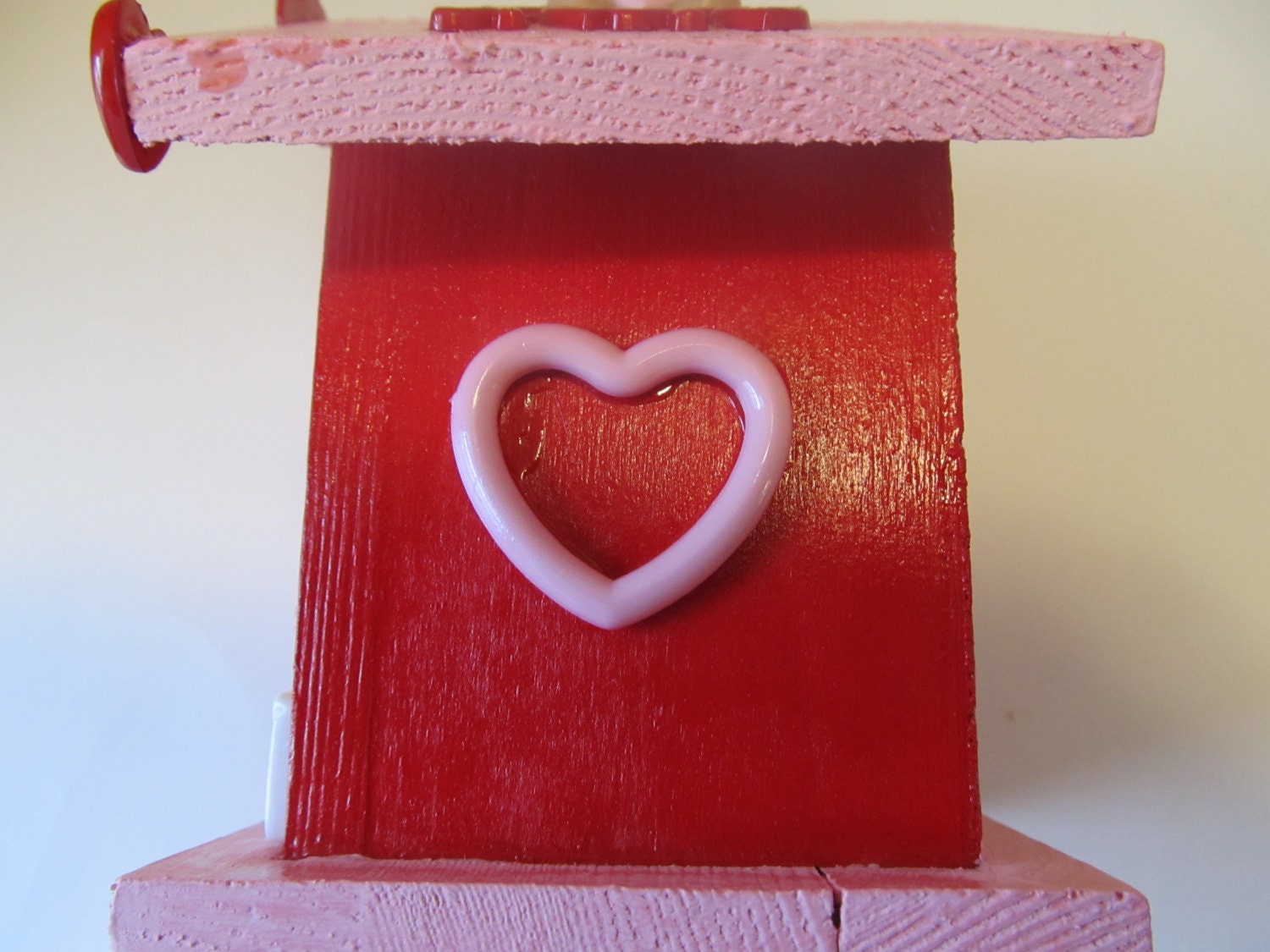 Valentine Wood Birdhouse Unique Birdhouse-decorative - Etsy