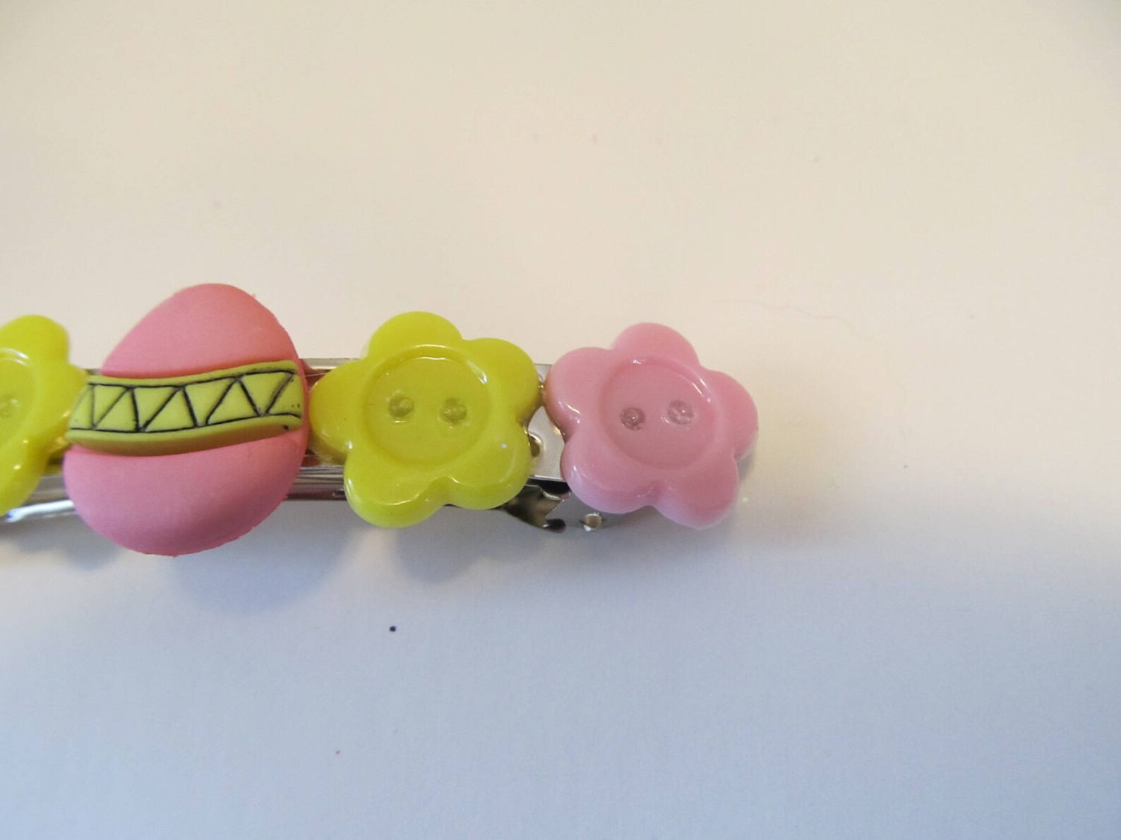 Easter Egg Barrette Button Barrette- Easter Gifts- Hair Accessories ...