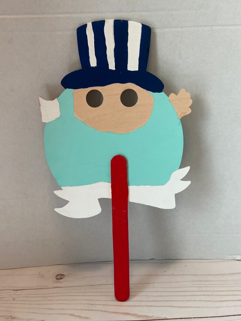 Kids Masks Uncle Sam Mask Children Mask 4th of July Decor | Etsy