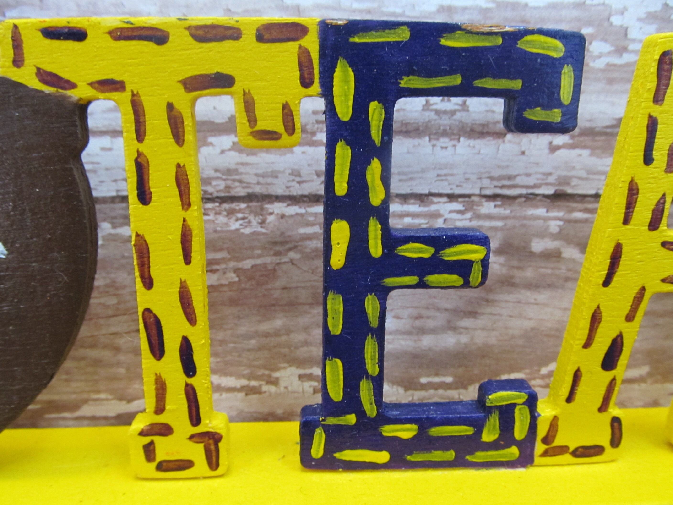 Purple and Gold Go Team Sign Football Sign-table Decor Shelf - Etsy