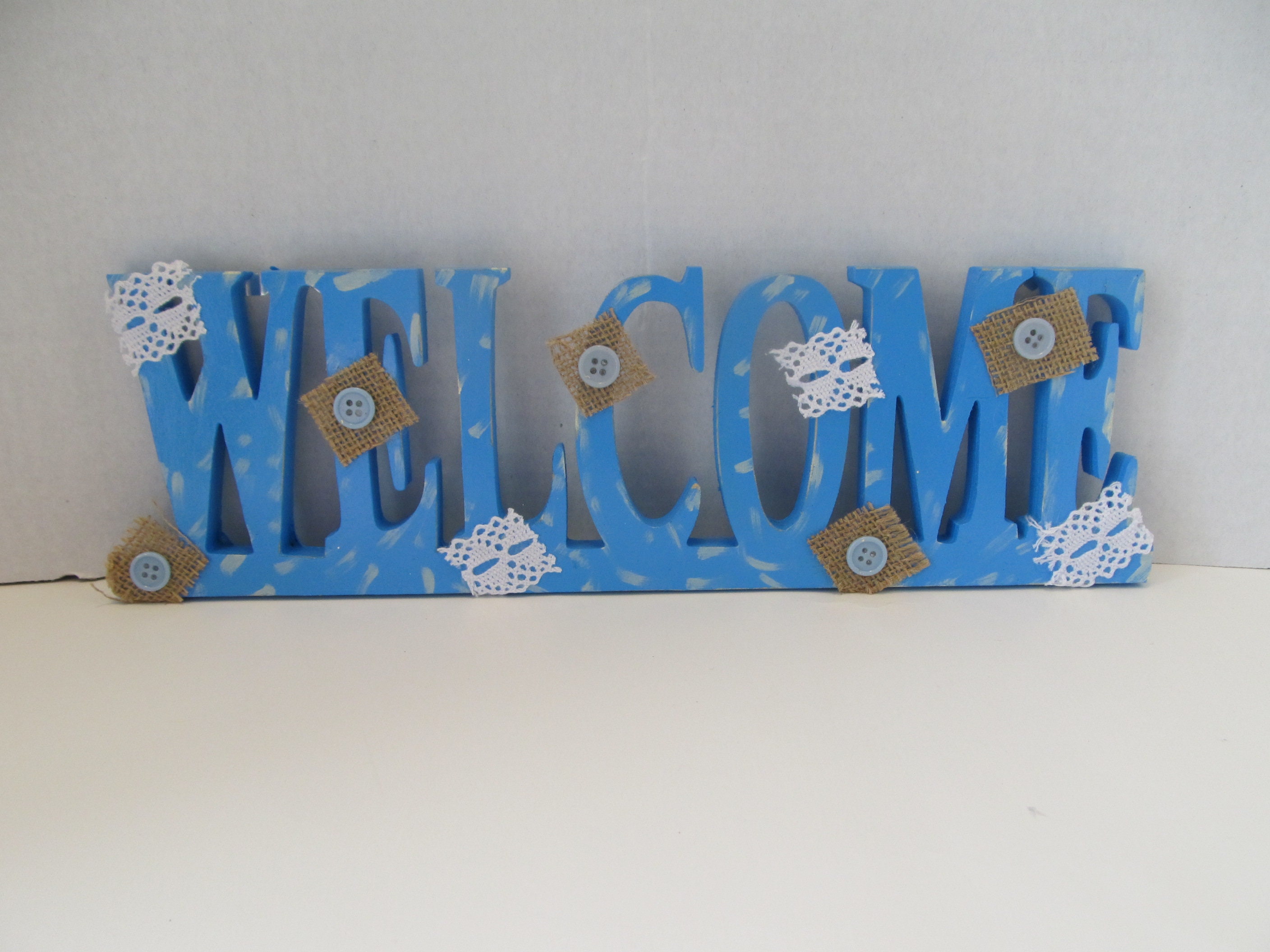 Welcome Sign- Wall Hanging- Wall Decor- Birthday Gift- Gifts for Her ...