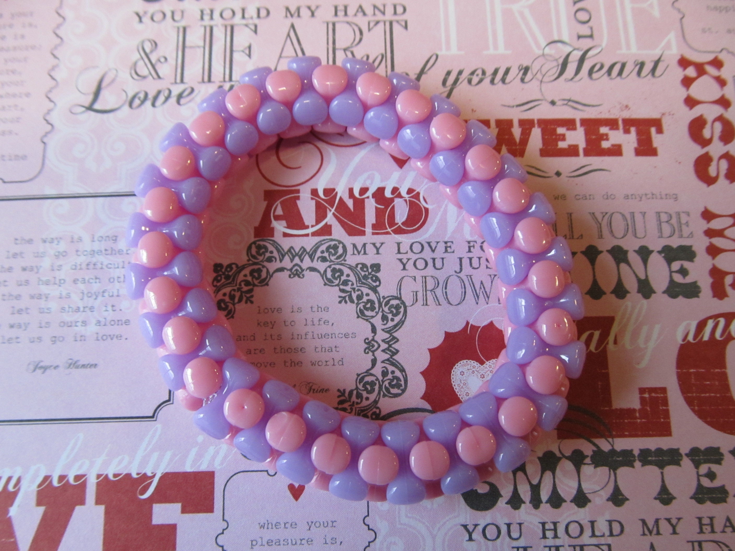 Valentine Beaded Bracelet-Valentine Bracelet-Valentine | Etsy