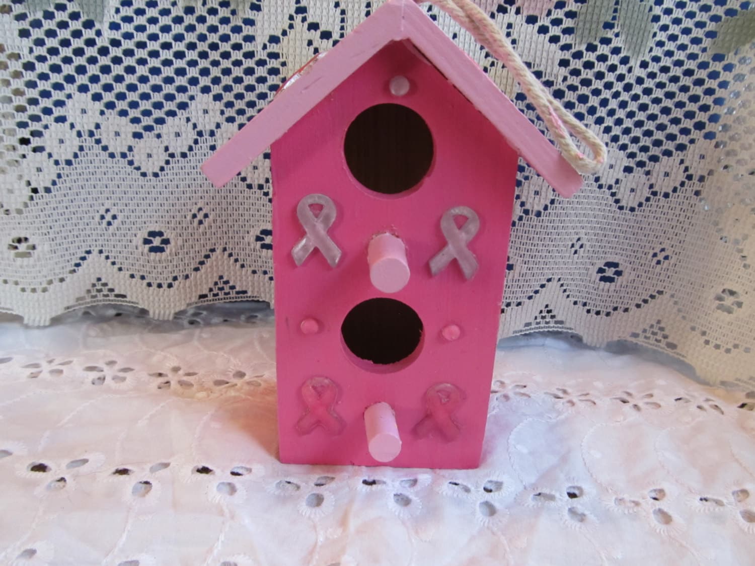 Breast Cancer Birdhouse Unique Birdhouse-decorative - Etsy