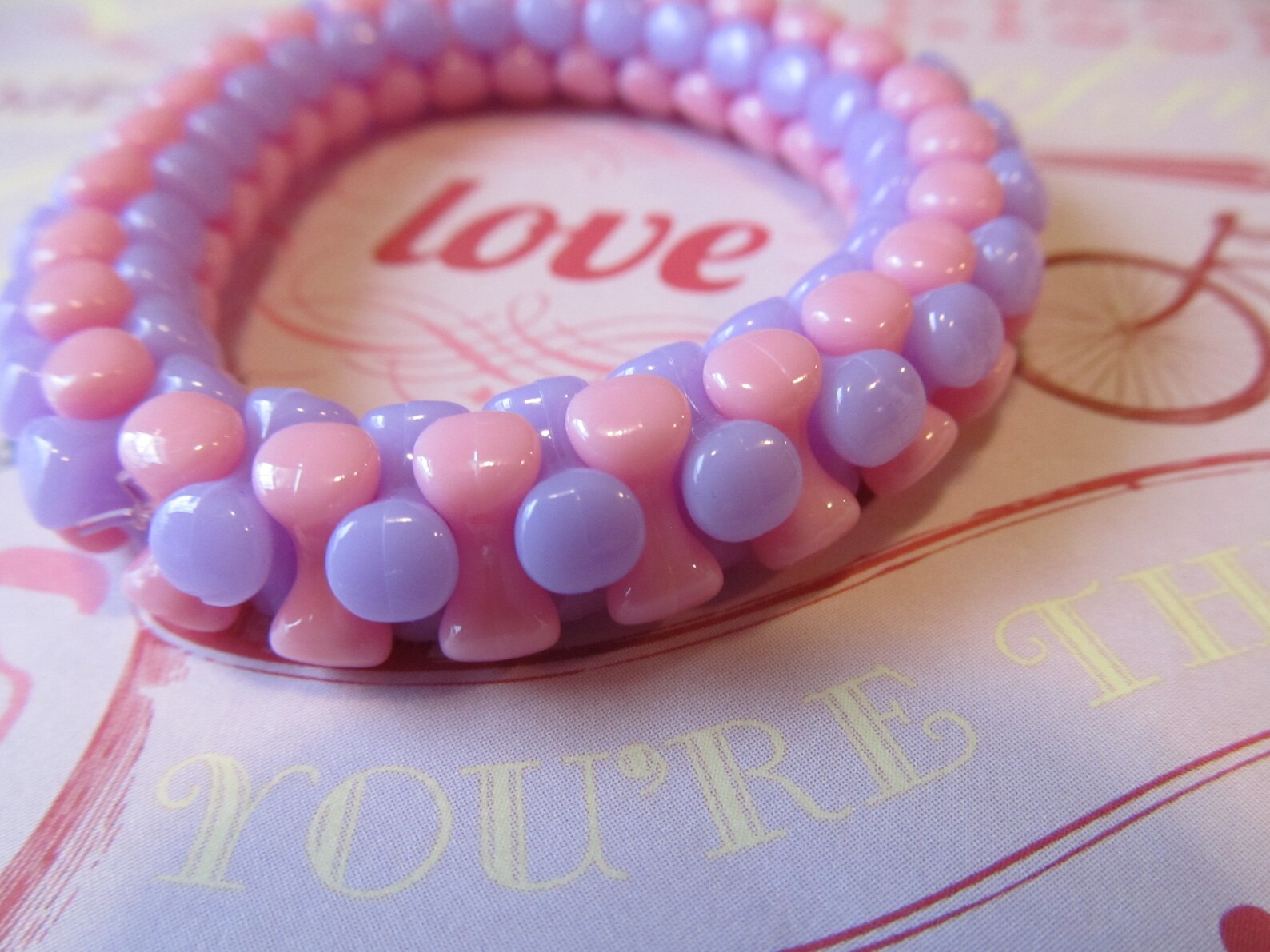 Valentine Beaded Bracelet Valentine Bracelet-valentine Gifts - Etsy