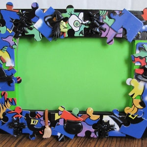 Halloween Puzzle Piece Picture Frame- Gifts for Her- Gifts for Him ...
