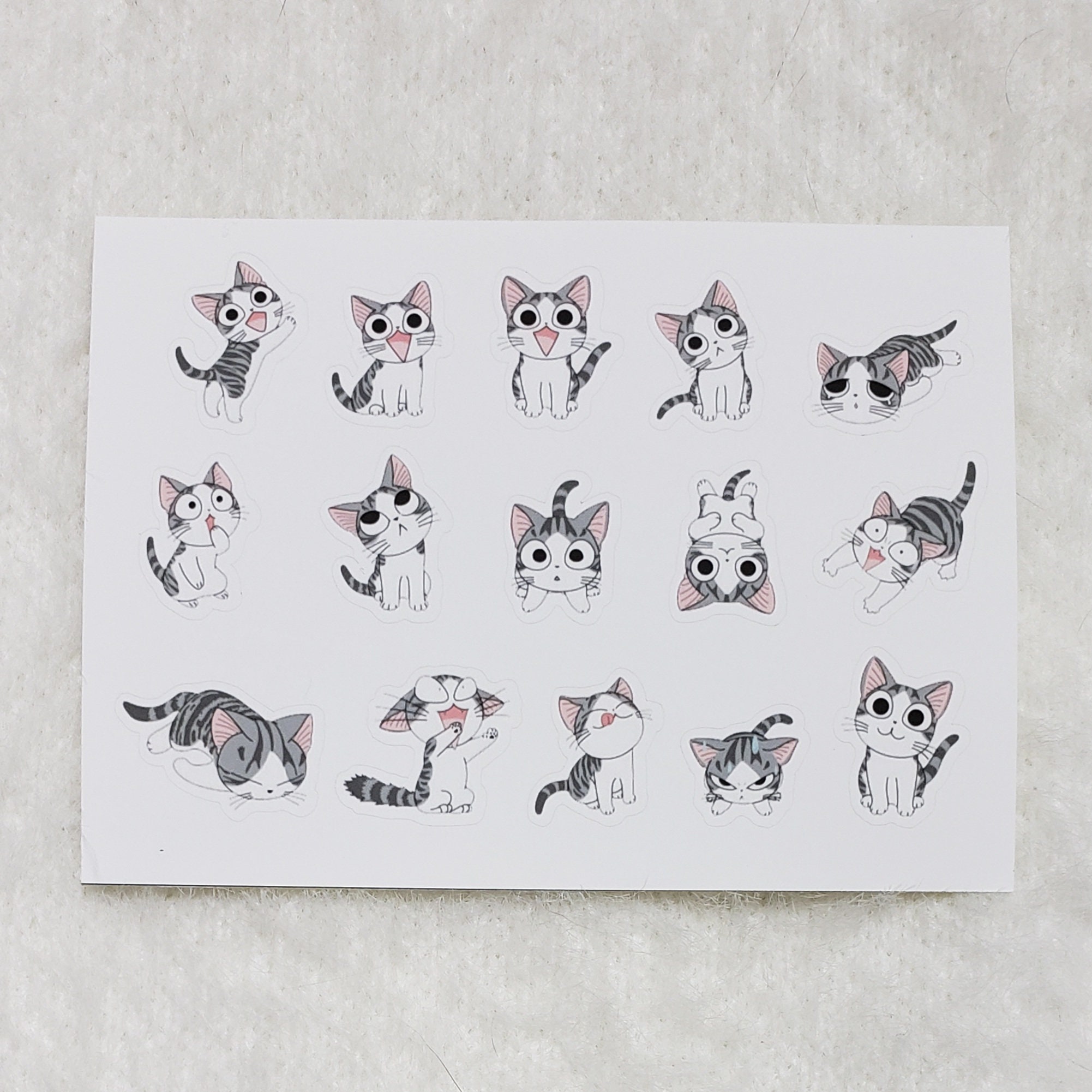 Chi's Sweet Home Sticker Sheet Anime Cat Laptop | Etsy