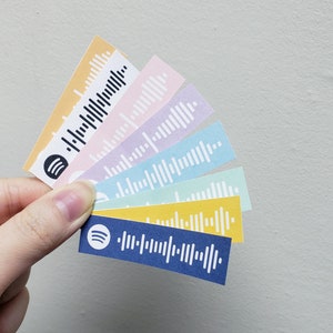 Custom Spotify Song Code Sticker | Personalized Scannable Spotify Code ...