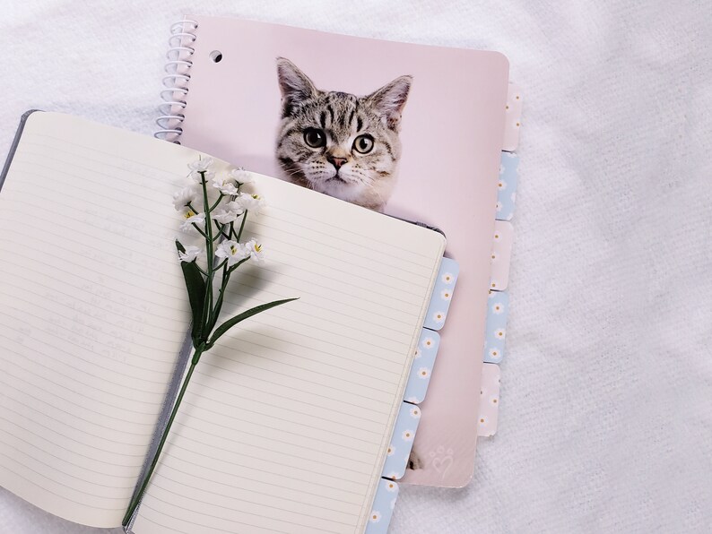 Daisy Divider Tabs | Index Tabs for Binder Planner Notebook Junk ...