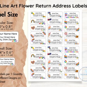 Cute LGBTQ Pride Personalized Return Address Labels Sticker | Cute ...