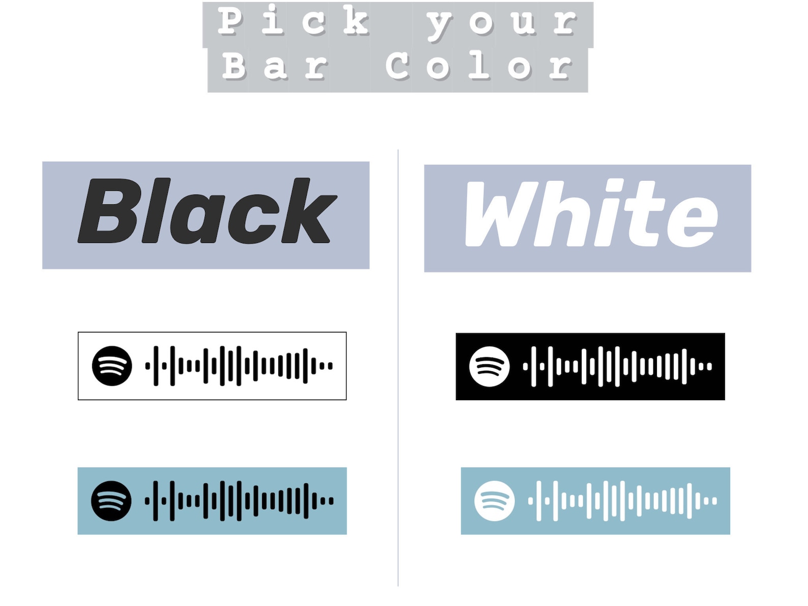 Custom Spotify Song Code Sticker Personalized Scannable - Etsy