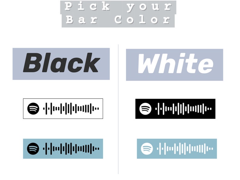 Custom Spotify Song Code Sticker Personalized Scannable - Etsy