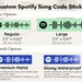 Custom Spotify Song Code Sticker | Personalized Scannable Spotify Code ...
