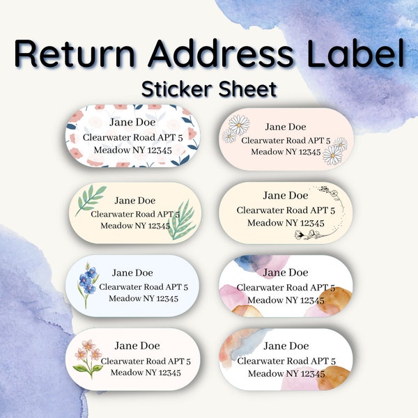 Address Label Design - Etsy