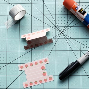 Peach Divider Tabs | Index Divider for Binder Planner Notebook Junk ...