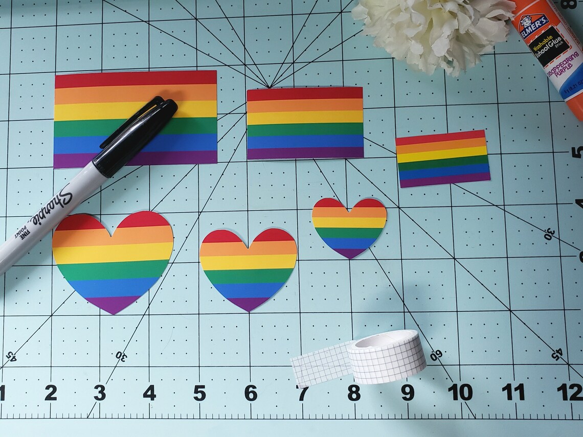LGBTQ Pride Flag Stickers Laptop Sticker Pride Sticker - Etsy