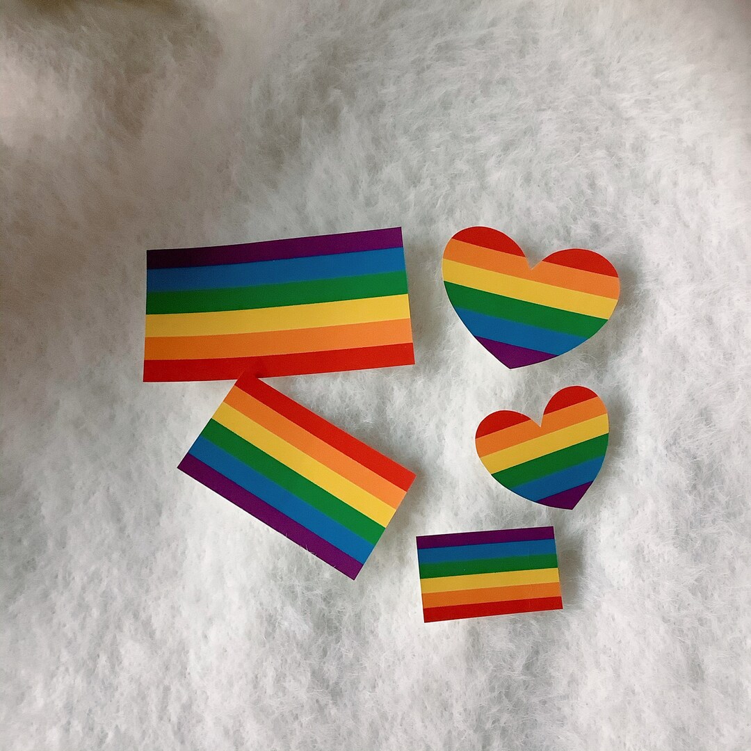 LGBTQ Pride Flag Stickers Laptop Sticker Pride Sticker - Etsy