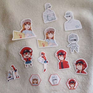 Cells at Work!(hataraku Saibou) Sticker Set | Laptop Sticker | Journal ...