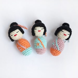 Amigurumi Doll, Doll Crochet Pattern, Kokeshi Doll Pattern, Japanese ...