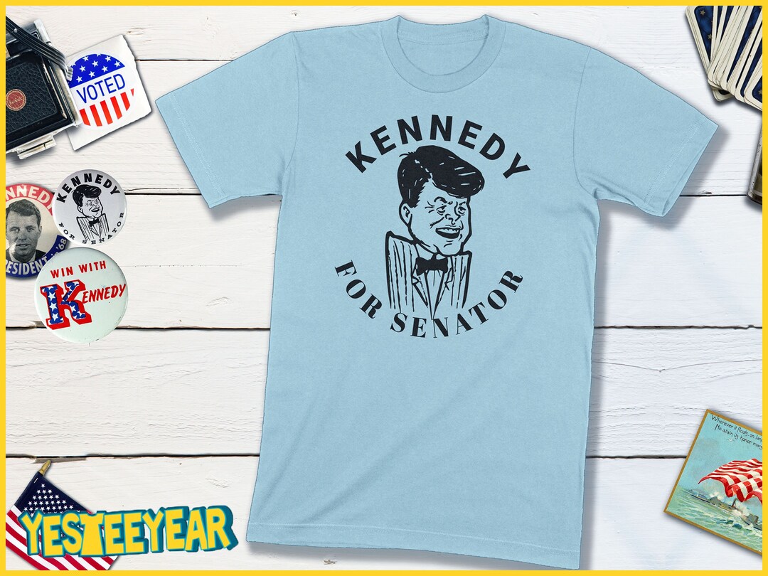 Retro JFK Shirt Kennedy for Senator John F Kennedy Vintage Political ...