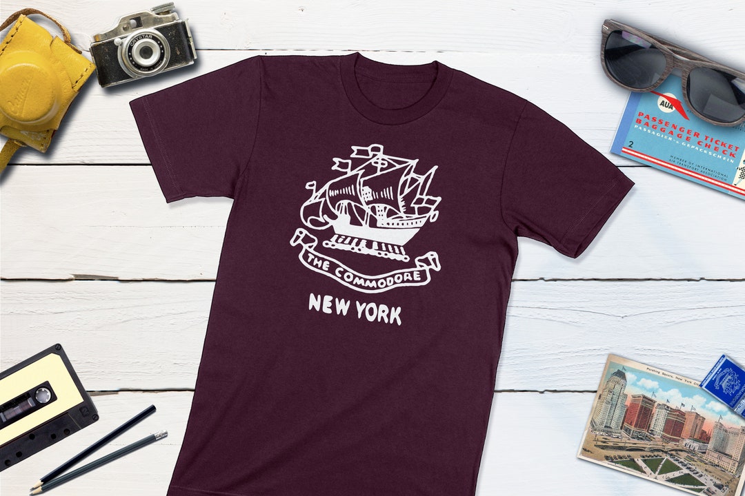 New York City Shirt the Commodore Hotel Retro New York City Manhattan ...