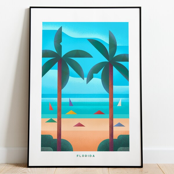 Vintage Florida Poster - Etsy