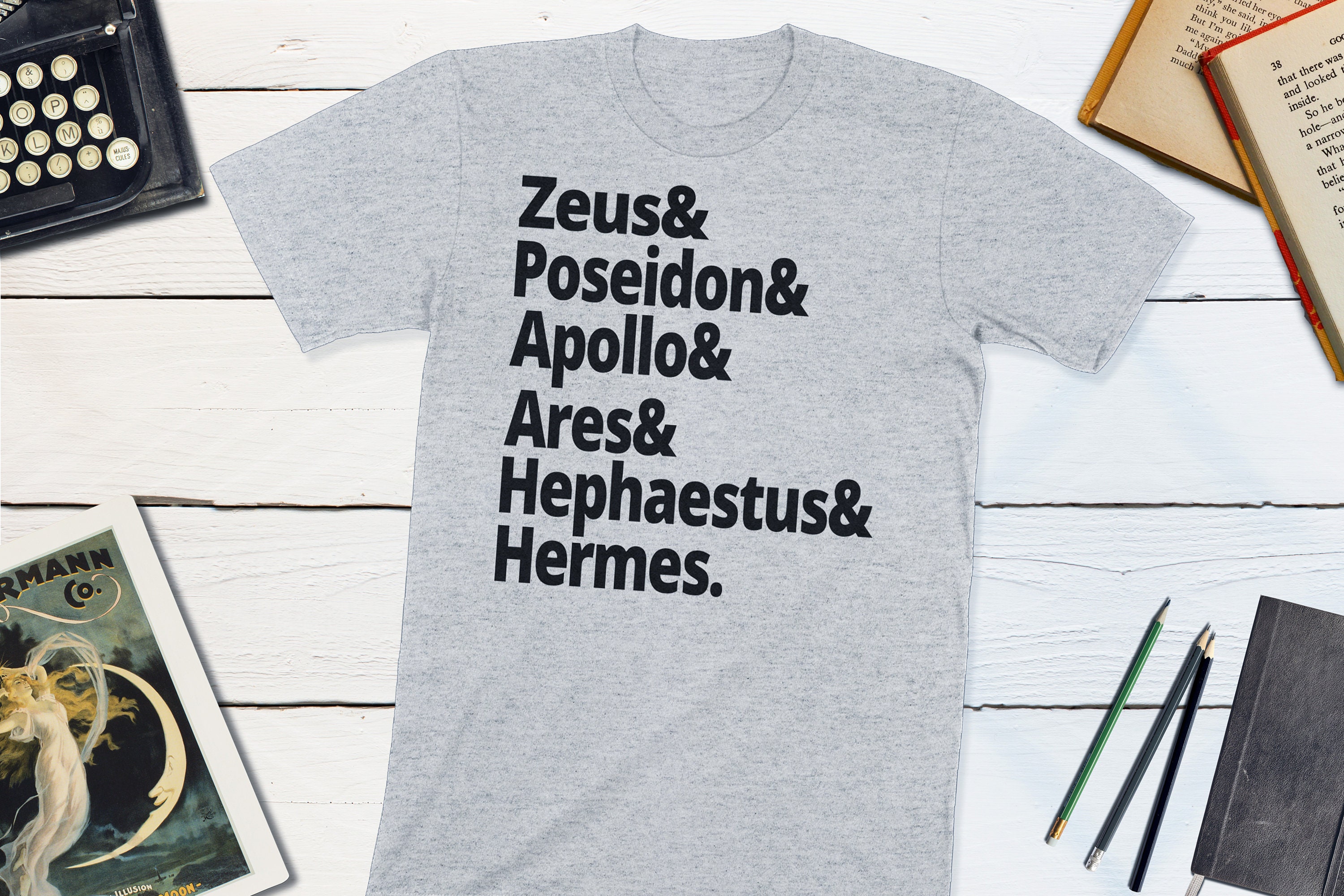 Greek Mythology Shirt Ancient Greek Gods T-shirt Zeus | Etsy