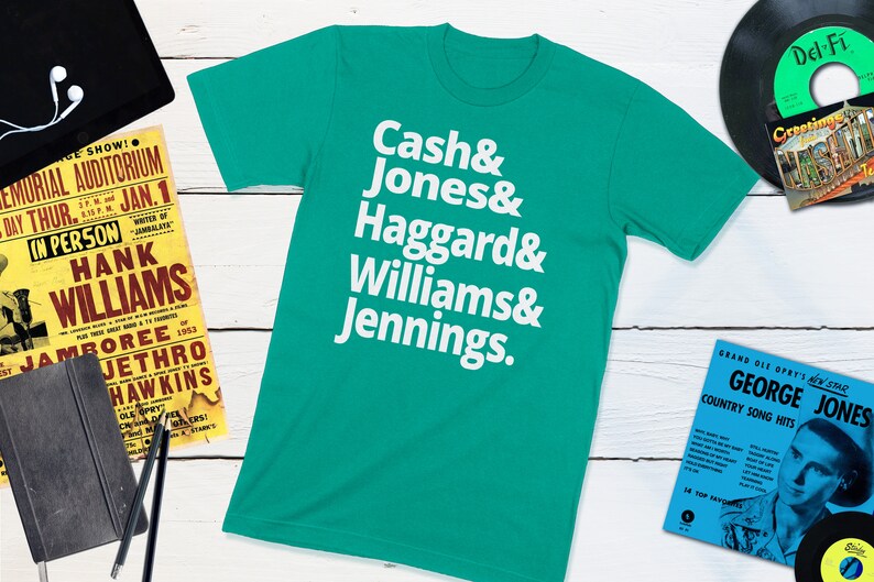 Country Music Shirt Legends of Country Music Cash Jones | Etsy
