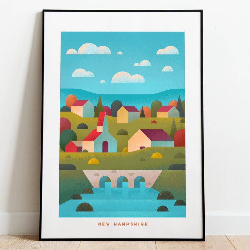 New Hampshire Art - Etsy