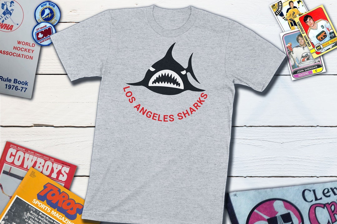 Retro Hockey Team Los Angeles Sharks Hockey WHA Los Angeles Hockey ...