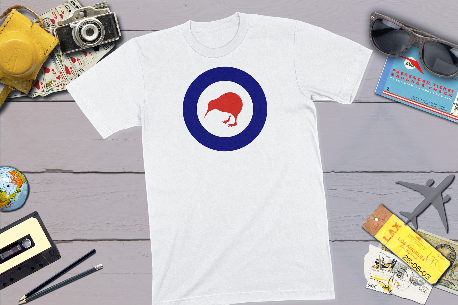 New Zealand Roundel RNZAF Kiwi Bird Tshirt New Zealand Shirt - Etsy