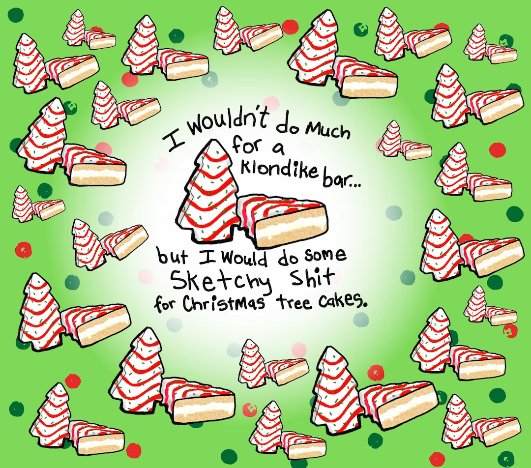 Little Debbie Christmas Tree Cakes Funny 20 Oz Tumbler Art Design - Etsy