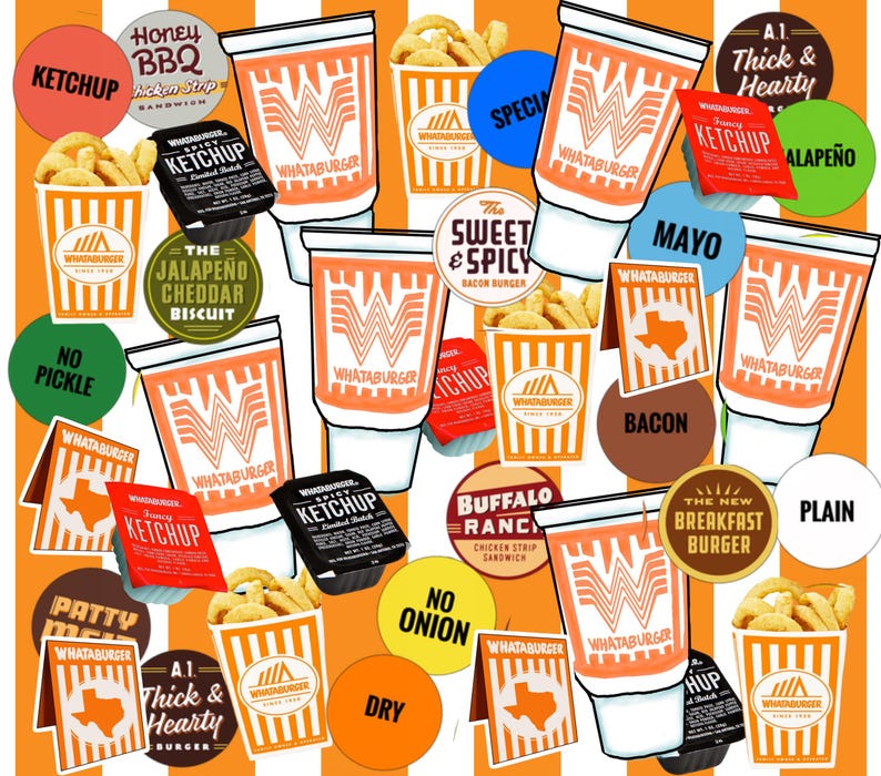Whataburger Love Digital Download 20 Oz Tumbler Art Design - Etsy