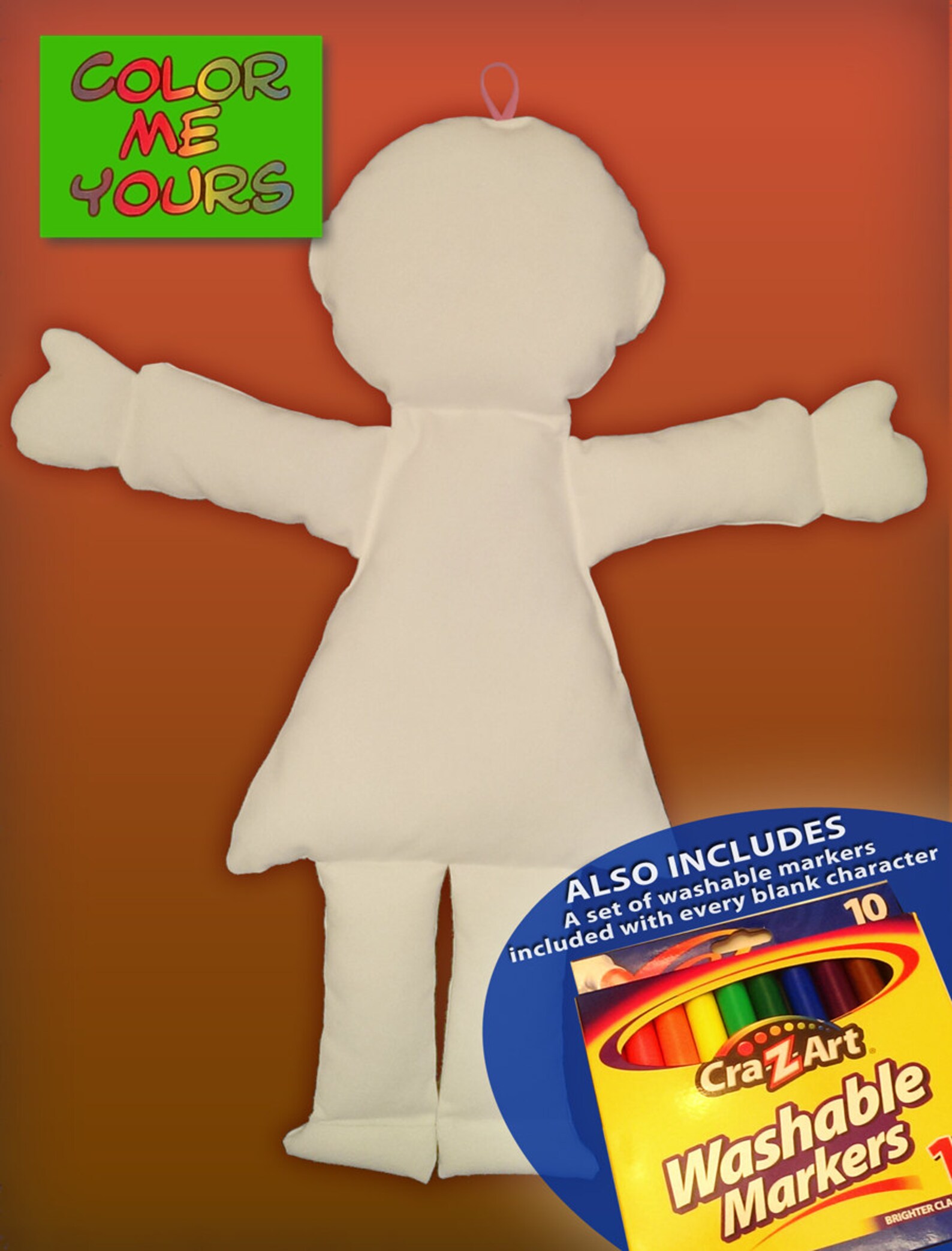 Color Me Yours Character and Washable Marker Set Pink Loop Skirt or ...