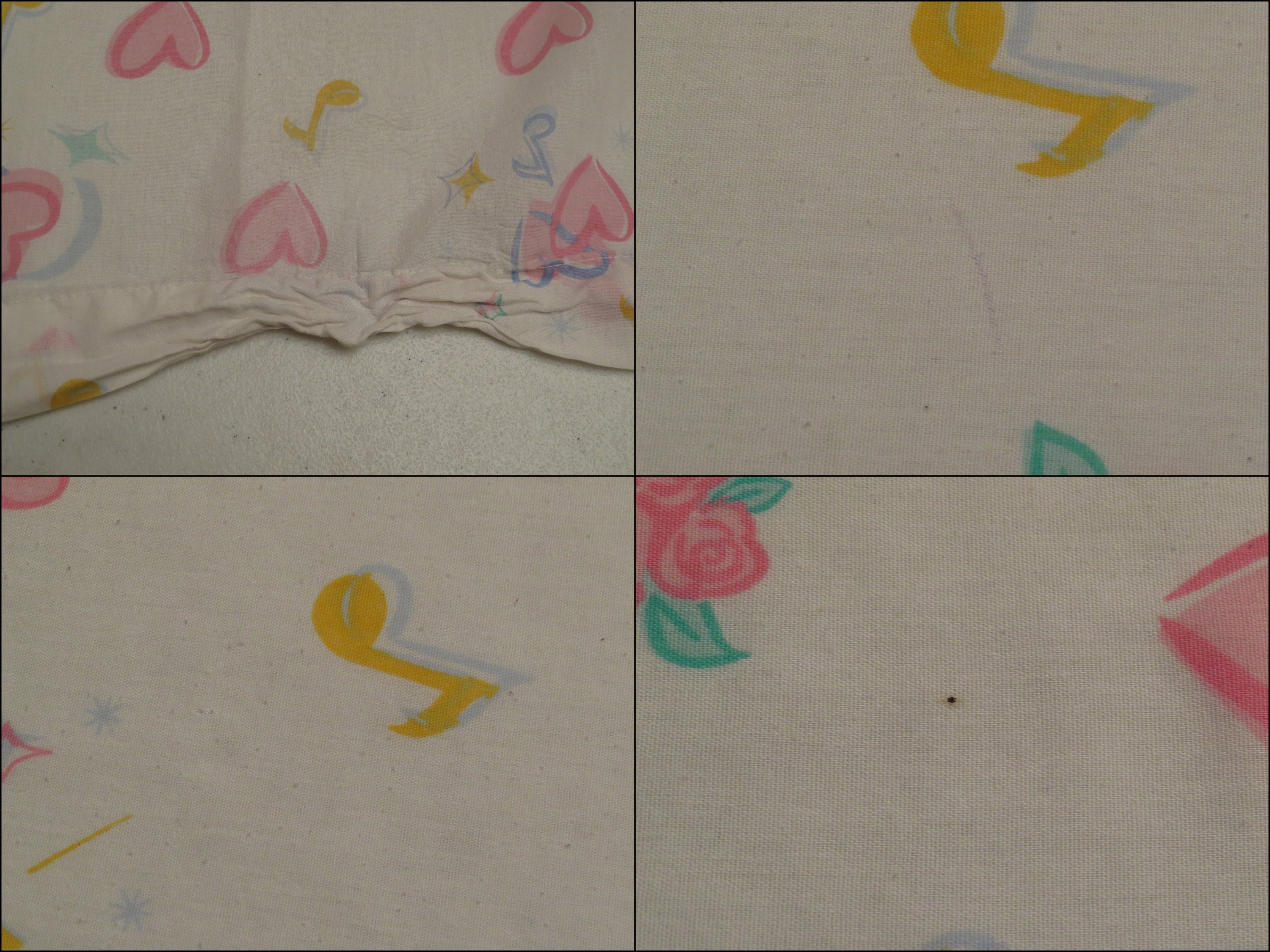Vintage Barbie Twin Sheet Set Includes Flat Fitted And Pillowcase