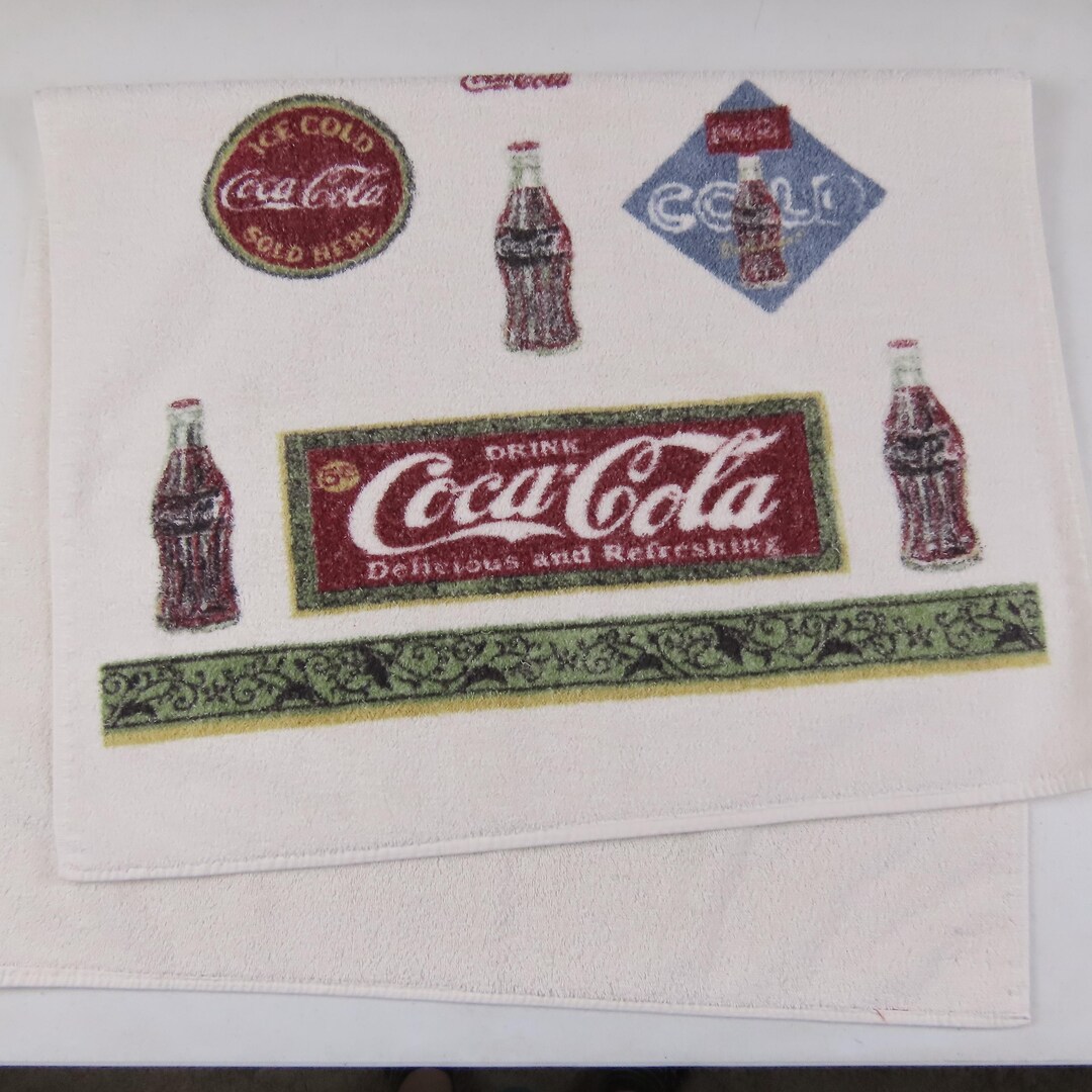 Vintage Coca-cola Towel - Etsy
