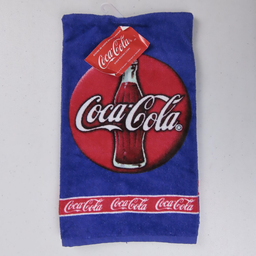 Vintage Coca-cola Kitchen Towel -new With Tags - Etsy