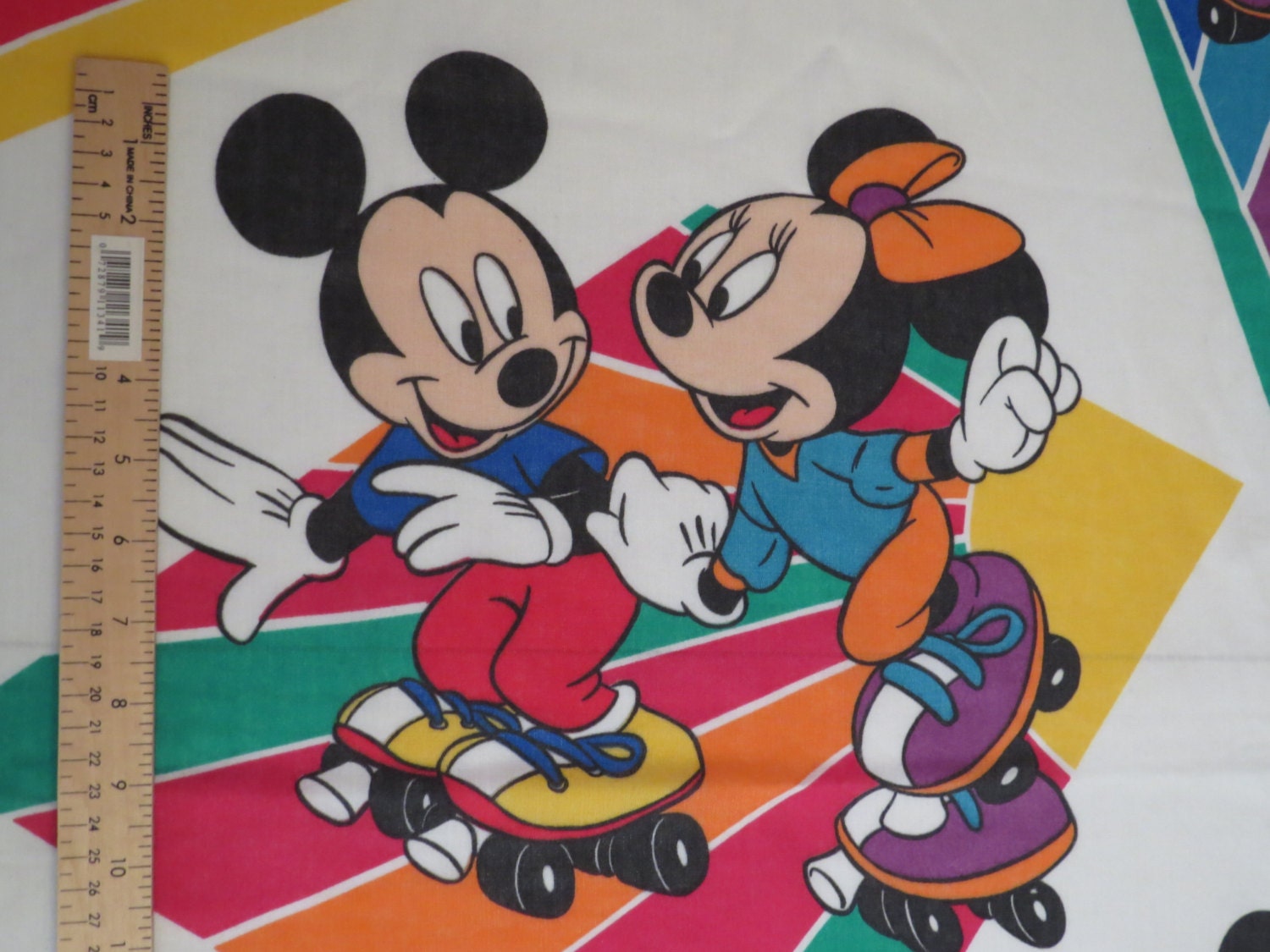 Vintage Minnie and Mickey Mouse Twin flat and fitted sheets