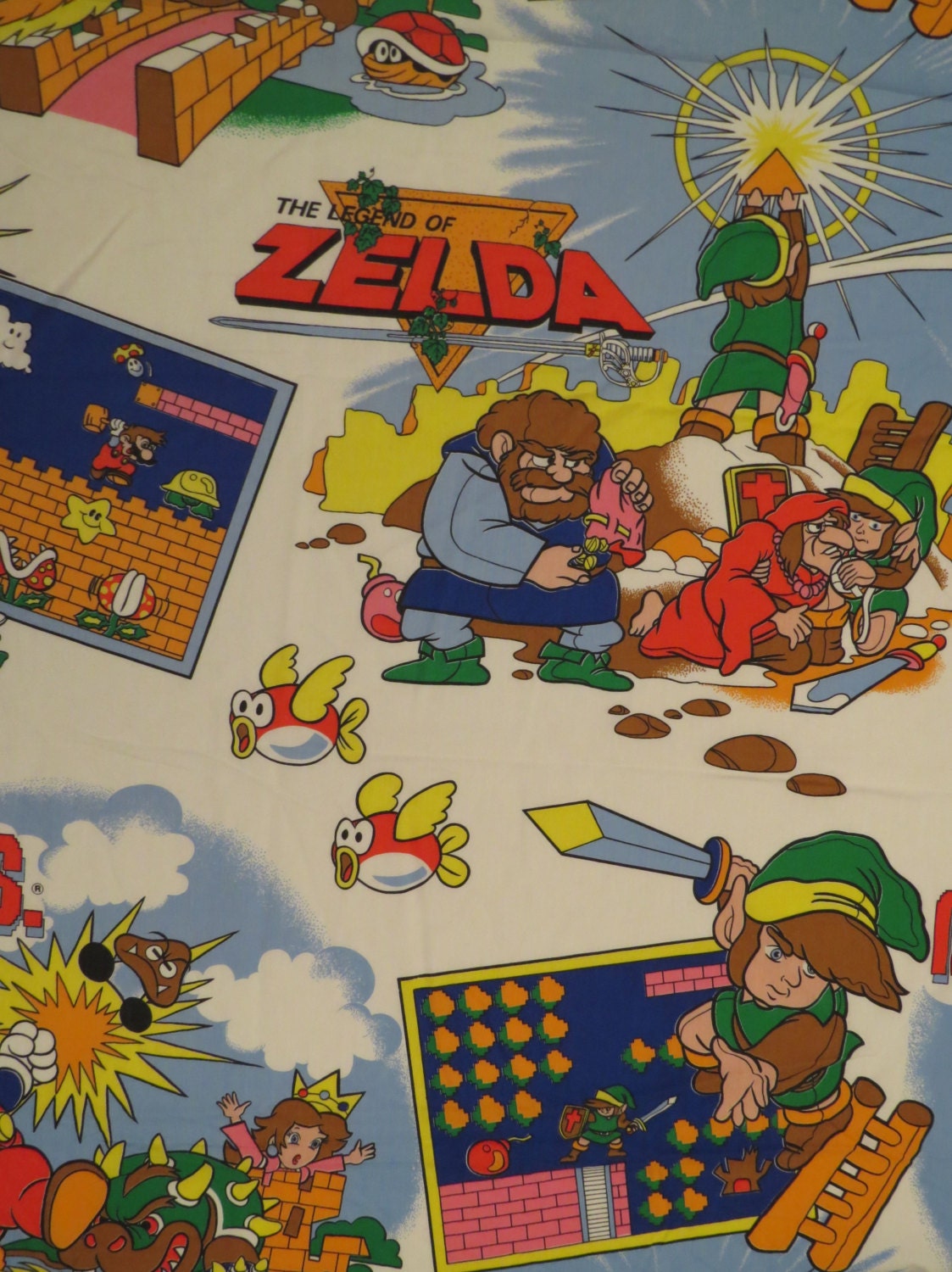 Vintage Nintendo Twin fitted sheet