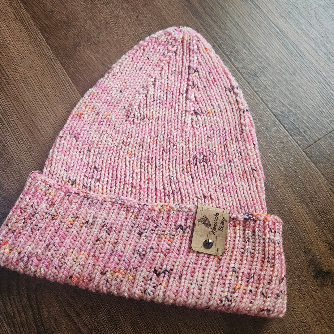 Barbara Hand-knit Ribbed Hat - Etsy