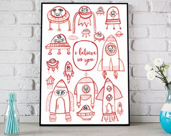 I Believe in You Poster - Etsy