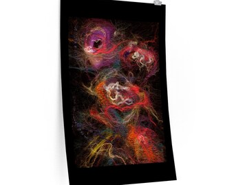 Abstract textile art | Etsy