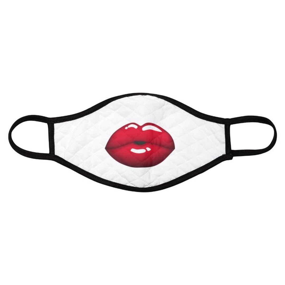 Kissing Lips Funny Face Mask by Alchemyarts Handmade in UK,S-XL Child ...