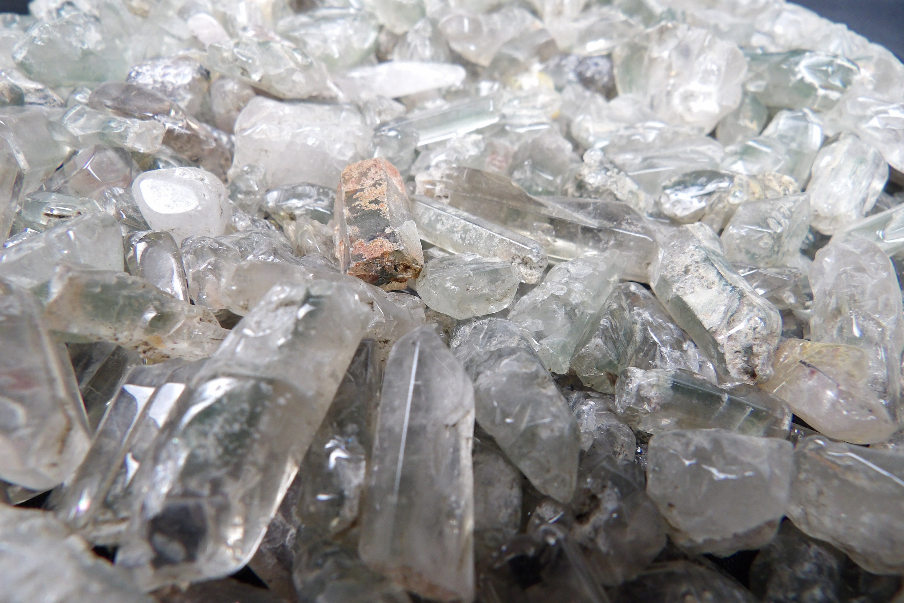 Shaman Stone Shards 40g Mini Grid Crystals Green Chlorite - Etsy