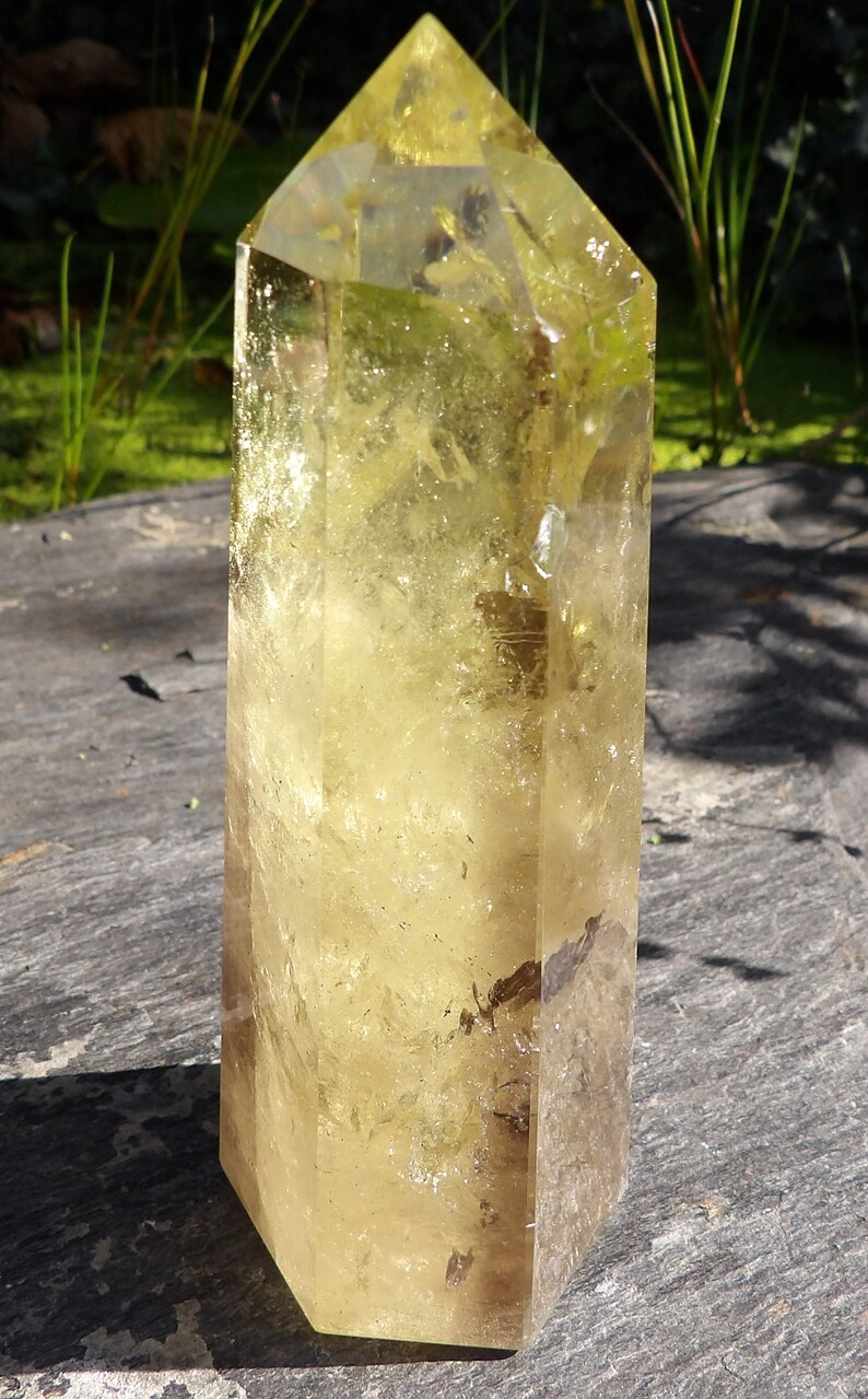 Unique Large 316g Polished Natural Citrine Crystal Tower Which - Etsy