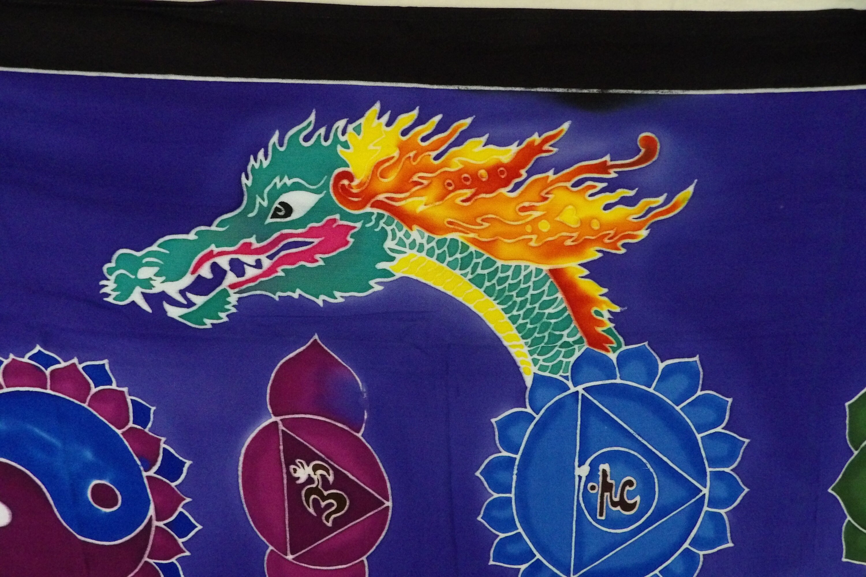 Chakra Dragon Drop Banner Meditation Banner Indoor/outdoor | Etsy