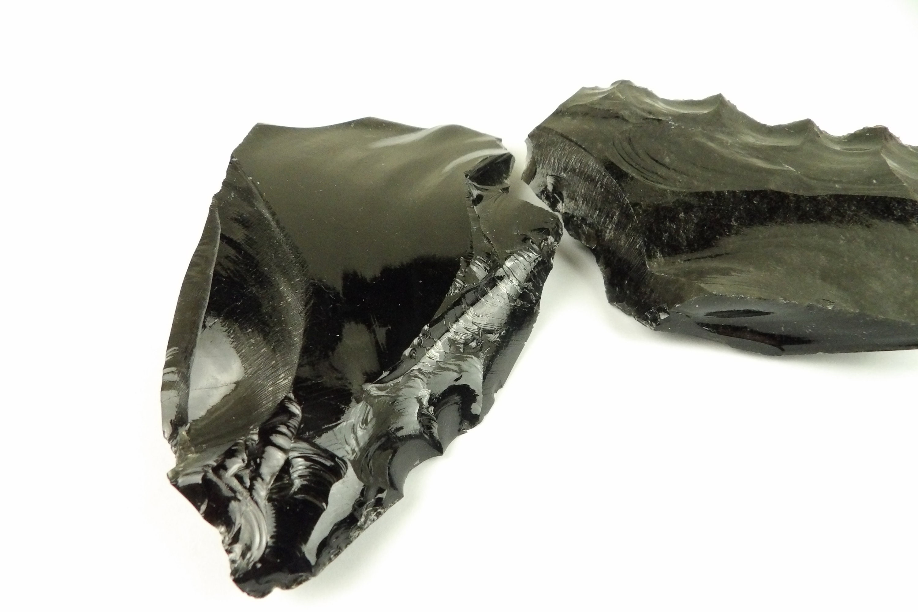 Large Obsidian Slab Rough Raw Black Crystal Volcanic Glass | Etsy