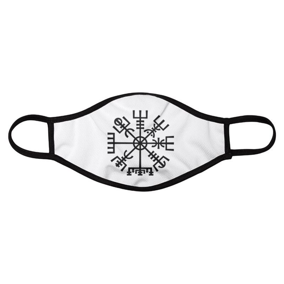 Vegvisir Rune Viking Compass Face Mask Limited Edition by Alchemyarts ...